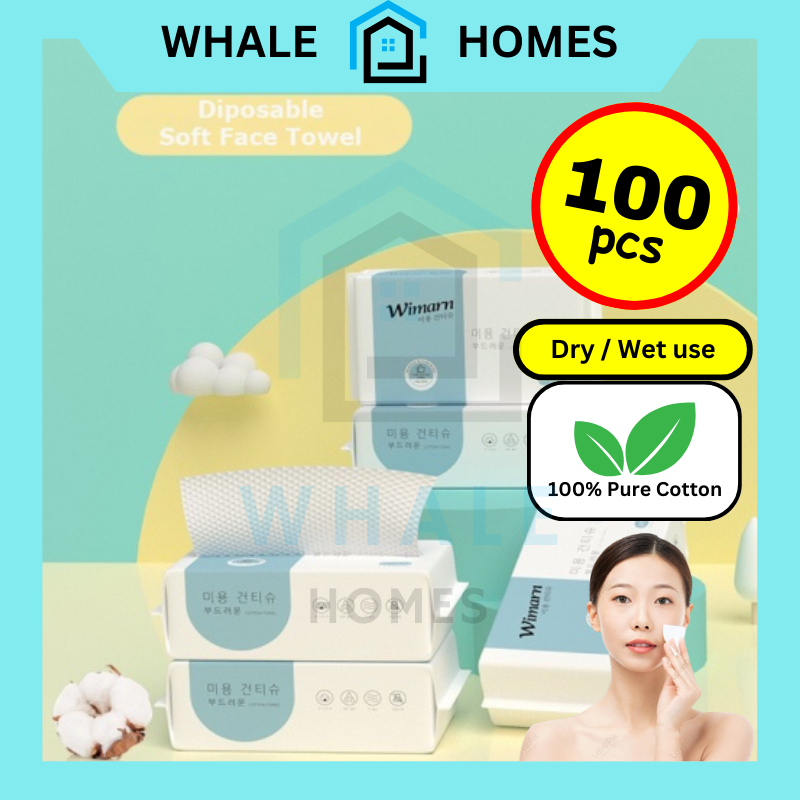 Cotton Tissue Face Towel Face Tissue Tisu Basah Tisu Tebal Tissue Cuci ...