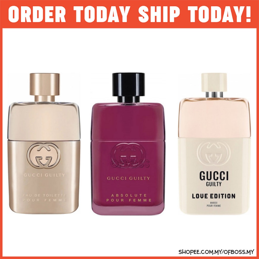 Gucci Guilty Pour Femme-Absolute Pour Femme-Love Edition MMXXI Eau de ...