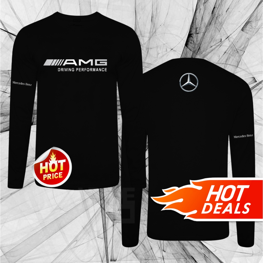 NEW Mercedes /////AMG Driving Performance AMG T-Shirt Ready Stock Long Sleeve LS 170 GSM Unisex ...