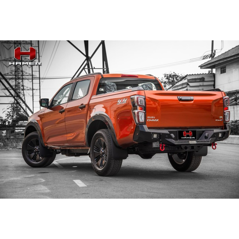 Isuzu Dmax D-max 2020 Hamer Nova Series Rear Bull Bar Bumper | Shopee ...