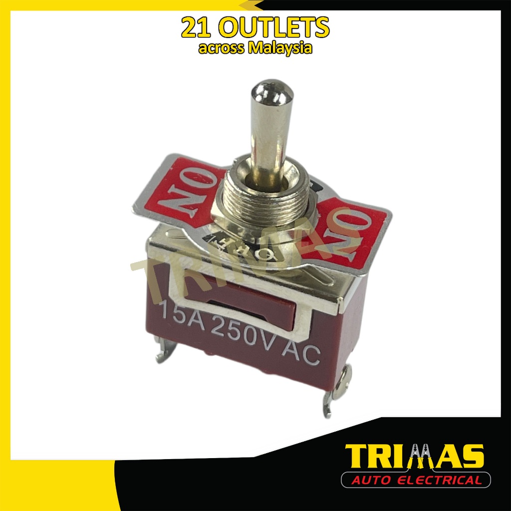 3 Pin (On) Off (On) Spring Toggle Switch (1pc) | Shopee Malaysia
