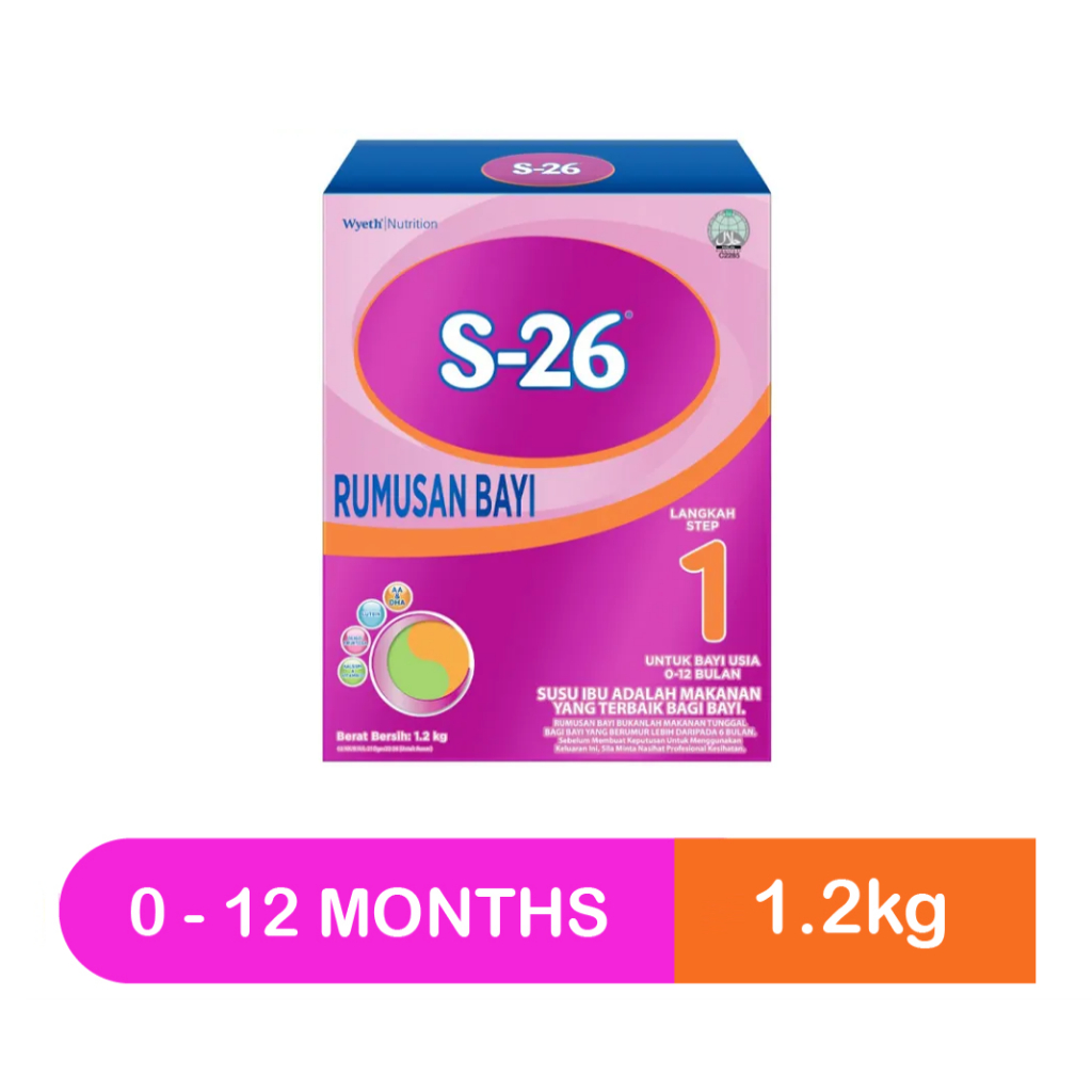 S26 SMA Step1 (0-12Months) 1.2KG | Shopee Malaysia