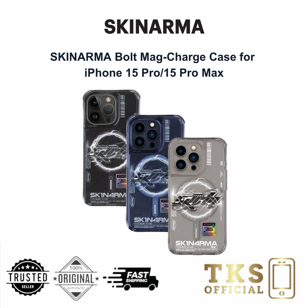 SKINARMA Bolt Mag-Charge Case for iPhone 15 Pro/15 Pro Max | Shopee ...
