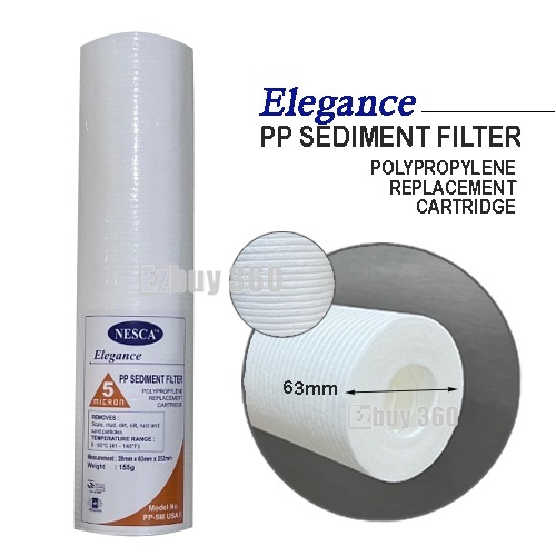 Original Nesca Water Filter 5 Micron PP Sediment Filter | Shopee Malaysia