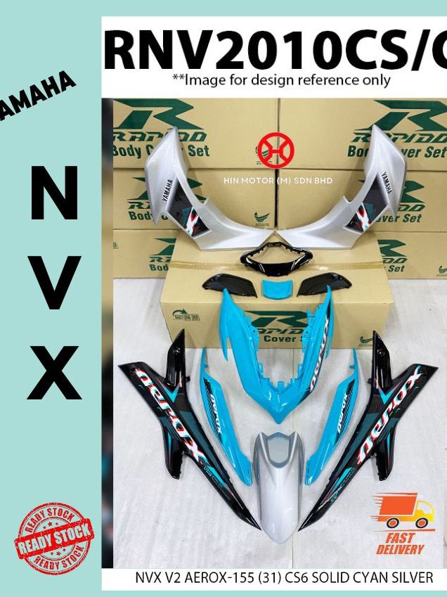 YAMAHA NVX -RAPIDO Body Cover Set (Sticker Tanam) | Shopee Malaysia