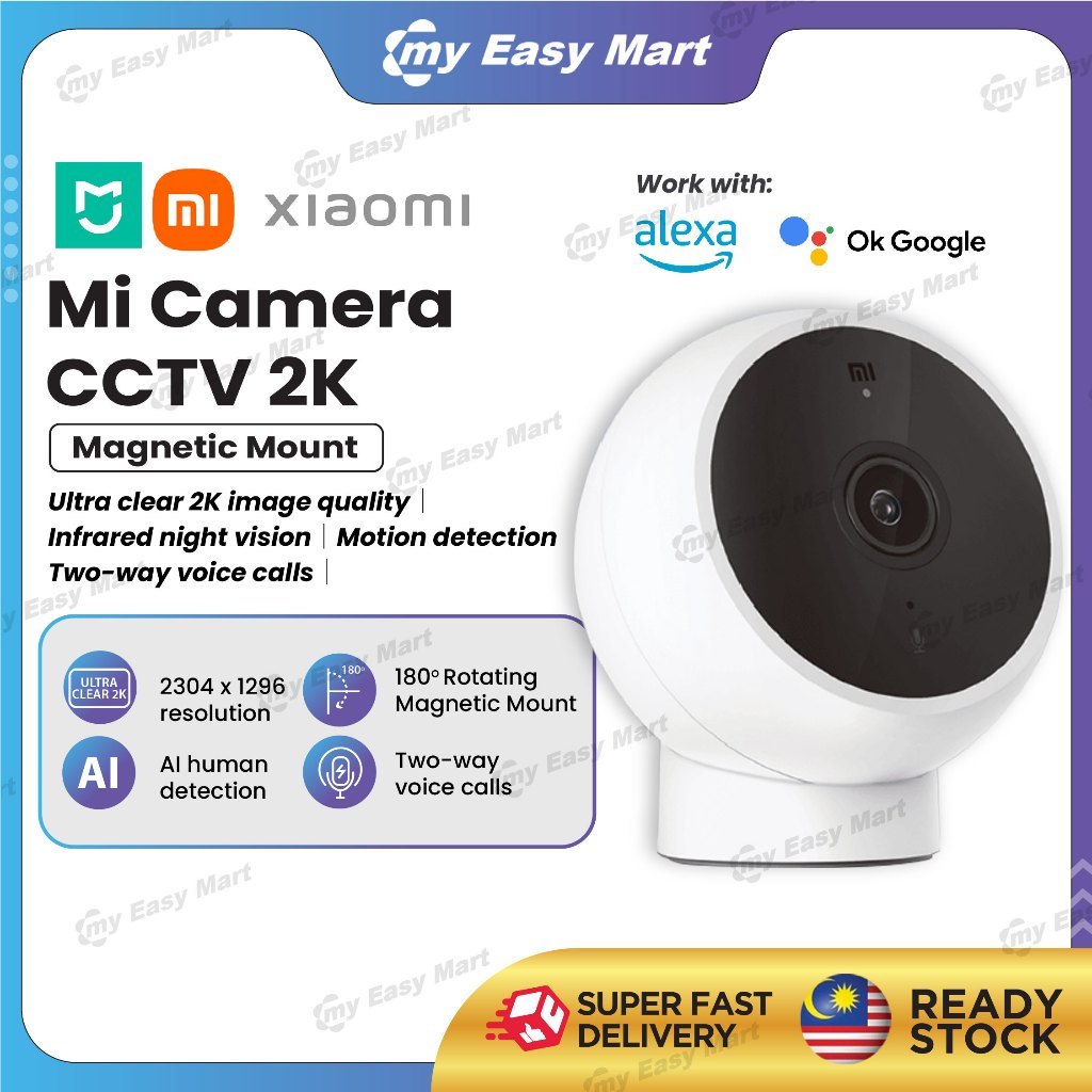 【𝟮𝟰𝗵𝗿 𝗦𝗵𝗶𝗽】Xiaomi Mi CCTV 360° C500 Pro / C400 / C300 /C200 /2K ...