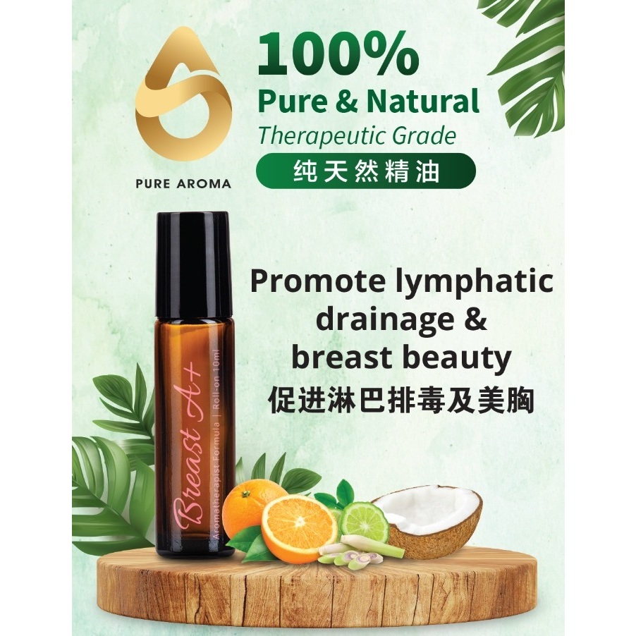 Pure Aroma Breast A+ Pure Essential Blend Oil aroma 10ml | Shopee Malaysia