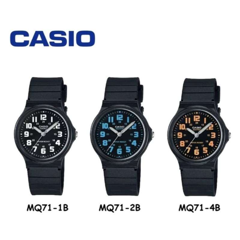 Official Warranty Casio kids Students Watches Watch Small Case MQ-71-1B ...