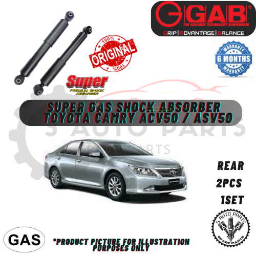 TOYOTA CAMRY ACV50 / ASV50 (2012Y-2017Y) (REAR 2PCS) 100% ORIGINAL (GAB ...