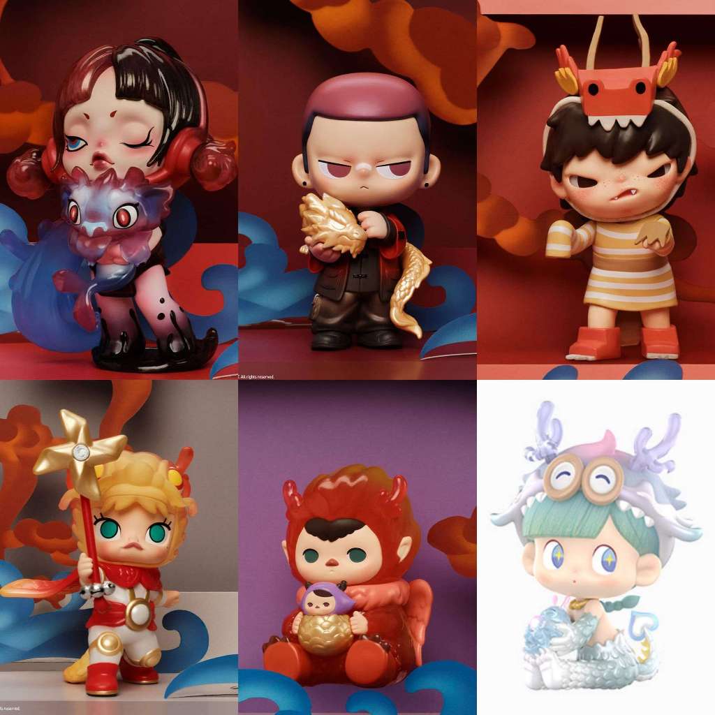 PopMart Loong Presents the Treasure Series Blind Box/Toy | Shopee Malaysia