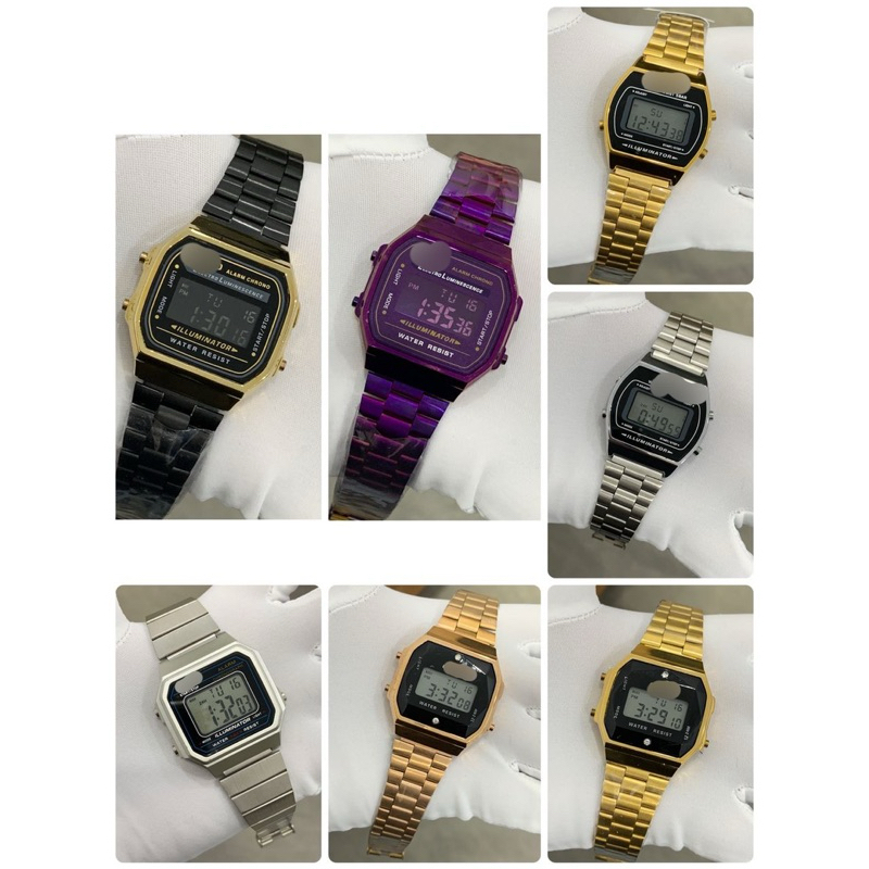 Jam Besi Viral Rose Gold Blue Purple Black | Shopee Malaysia