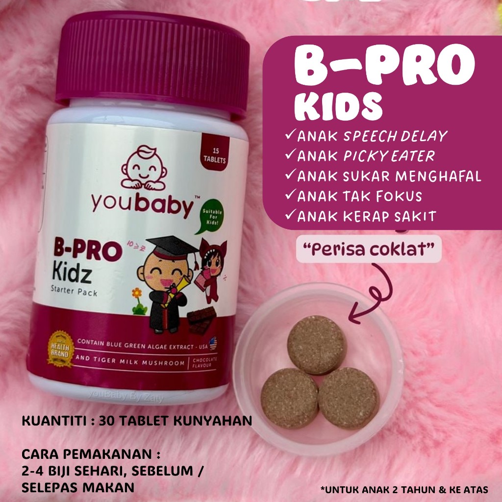 [FREE TOYS] YOUBABY B-Pro Kidz Pil Minda Kanak-Kanak Perisa Coklat ...