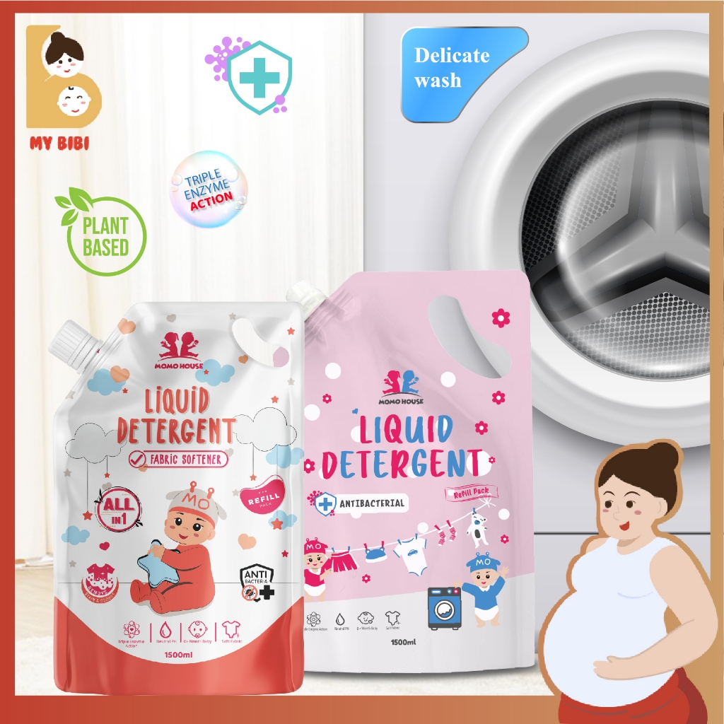 Baby detergent laundry Spout Pouch Antibacterial sabun basuh baju baby ...