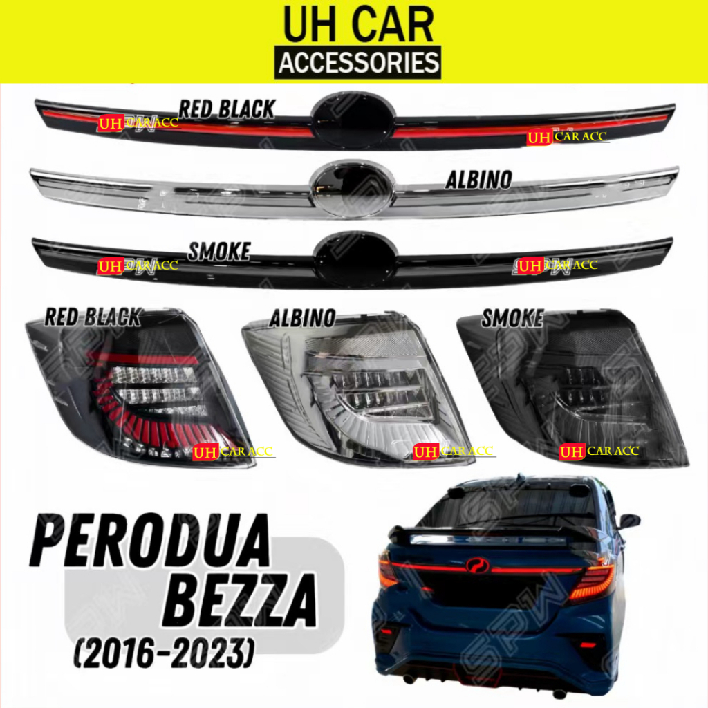 PERODUA BEZZA 2016-2022 DRAGON LED TAILLAMP TAILLIGHTS TAIL LAMP LIGHT ...