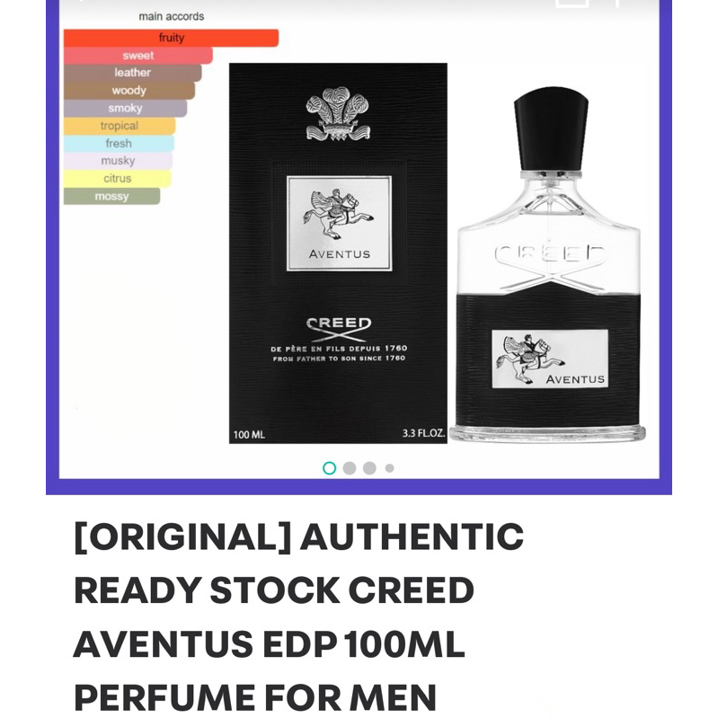 Original Creed Aventus EDP 100ml | Shopee Malaysia