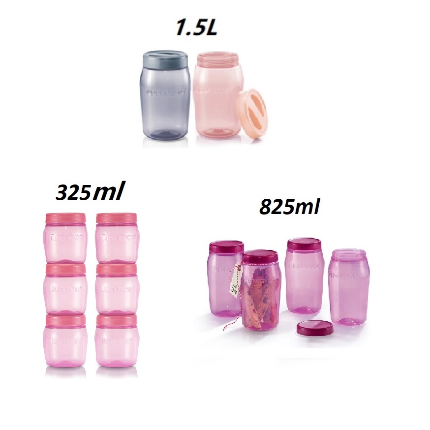 Tupperware Universal Jar 325ml/ 550ml/ 825ml/ 1.5L/ 4.5L | Shopee Malaysia
