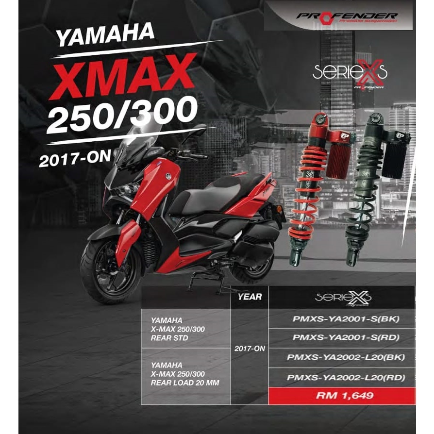 PROFENDER X-SERIES FOR XMAX 250 / 300 350MM / 330MM ADV150 ADV160 ...