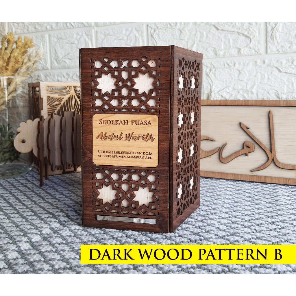 TABUNG UKIRAN KAYU / SEDEKAH SUBUH / TABUNG RAMADHAN - percuma ukiran ...