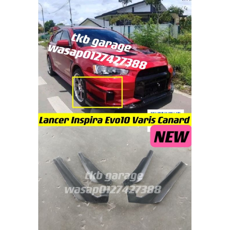 lancer Inspira Evo10 Varis Canard v3 air duct | Shopee Malaysia