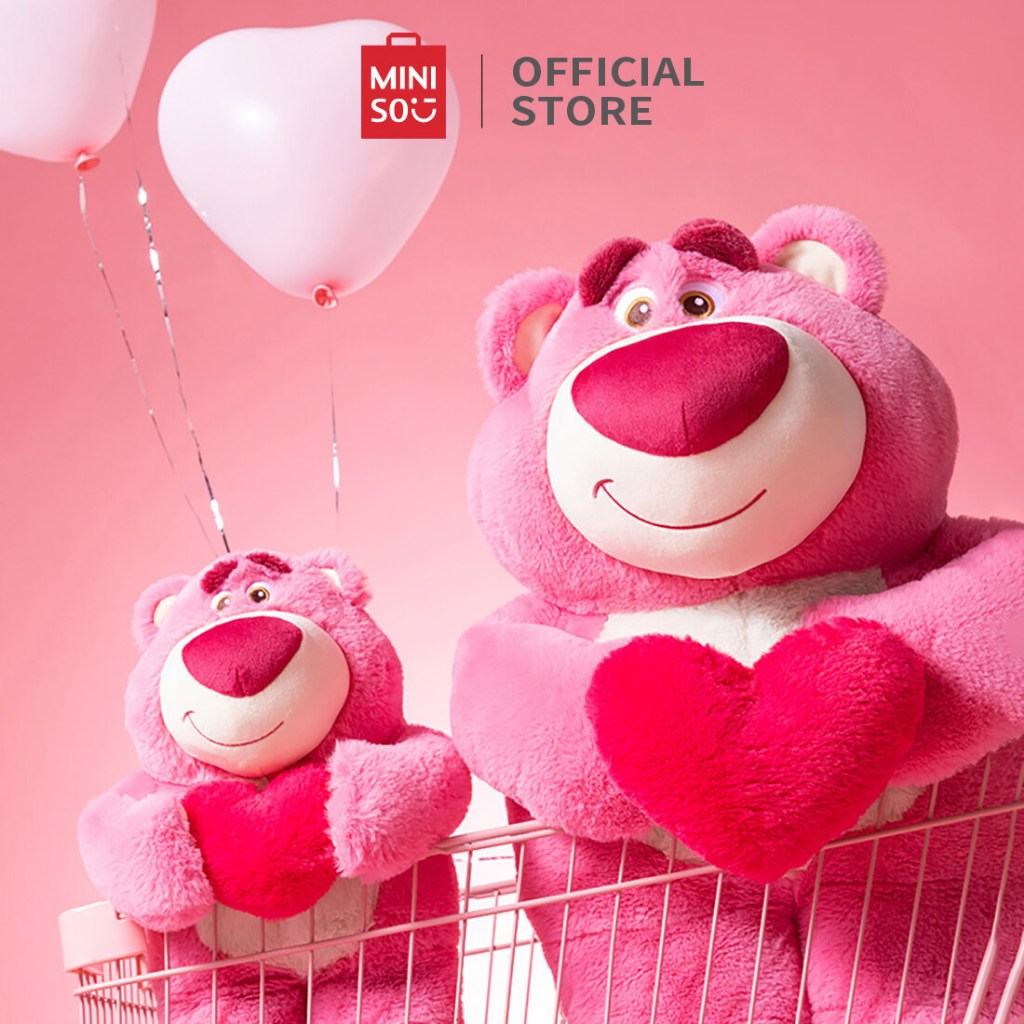 MINISO_Disney Pixar Lotso Collection Heart Plush Toy | Shopee Malaysia