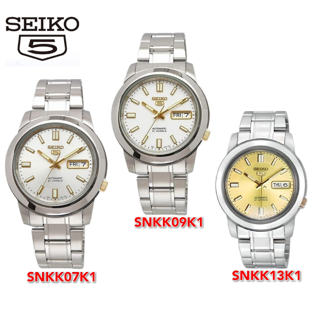 SEIKO 5 Watch Automatic SNKK13K1 / SNKK07K1 / SNKK09K1 | Shopee Malaysia