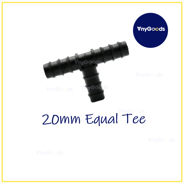 [Min 20pcs] AnyGoods LDPE 16mm / 20mm Irrigation Polypipe Fittings ...