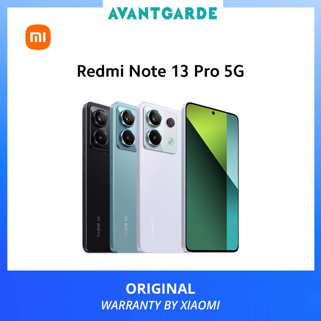 Redmi Note 13 Pro 5G 8GB+256GB (1 Year Warranty by Xiaomi Malaysia ...