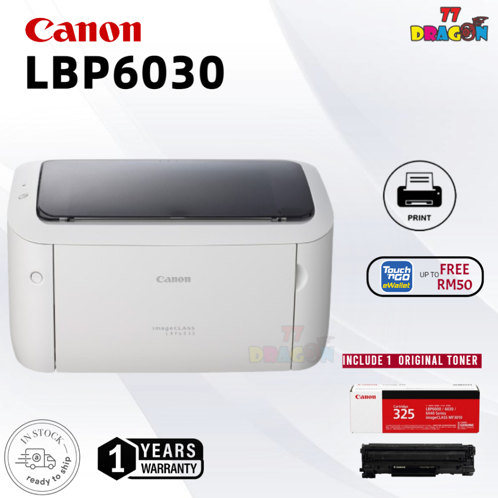 Canon imageCLASS LBP6030 Monochrome Laser Printer (Print Only) | Shopee Malaysia