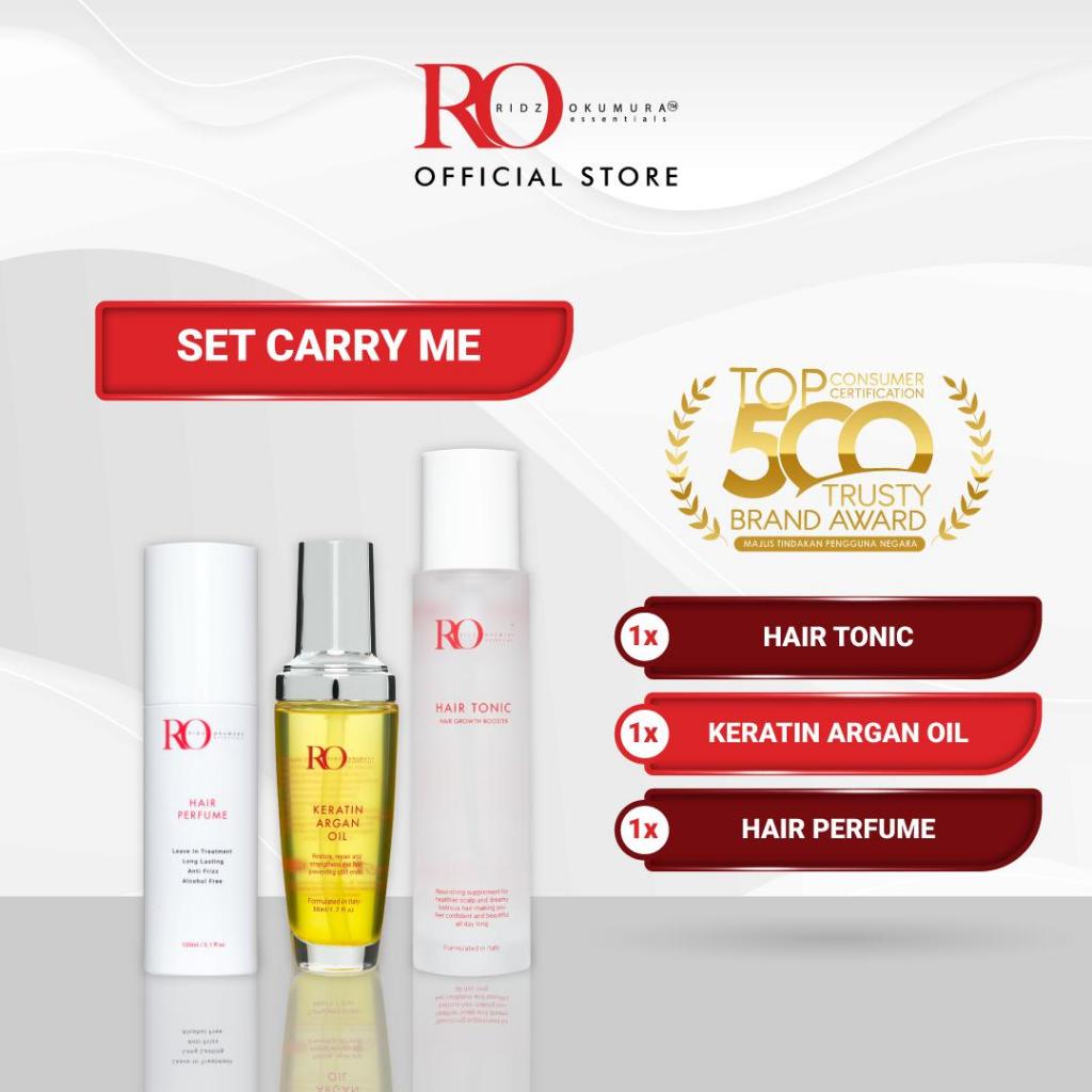 Ridz Okumura Essentials Set Carry Me | Hair Tonic | Keratin Argan Oil ...