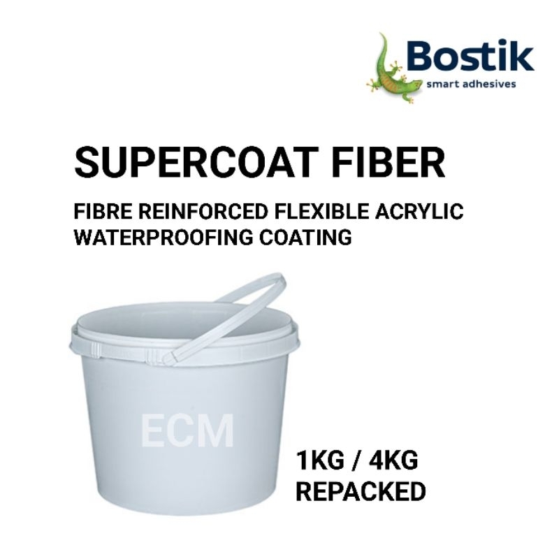BOSTIK SUPERCOAT FIBER (4KG REPACKED) One-Part Fiber Reinforced ...