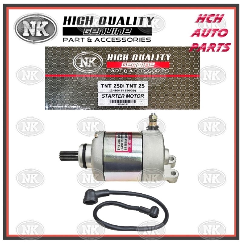 STARTER MOTOR ASSY - BENELLI - TNT 250/ TNT 25/ TRK 251/ LEONCINO 250 ...