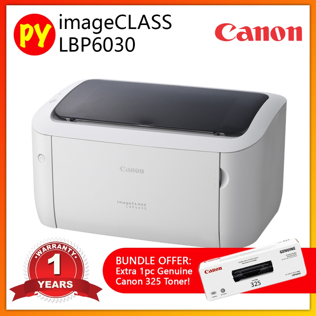 Canon LBP6030 (Print Only) Mono Laser Printer LBP 6030 + EXTRA Cart 325 ...