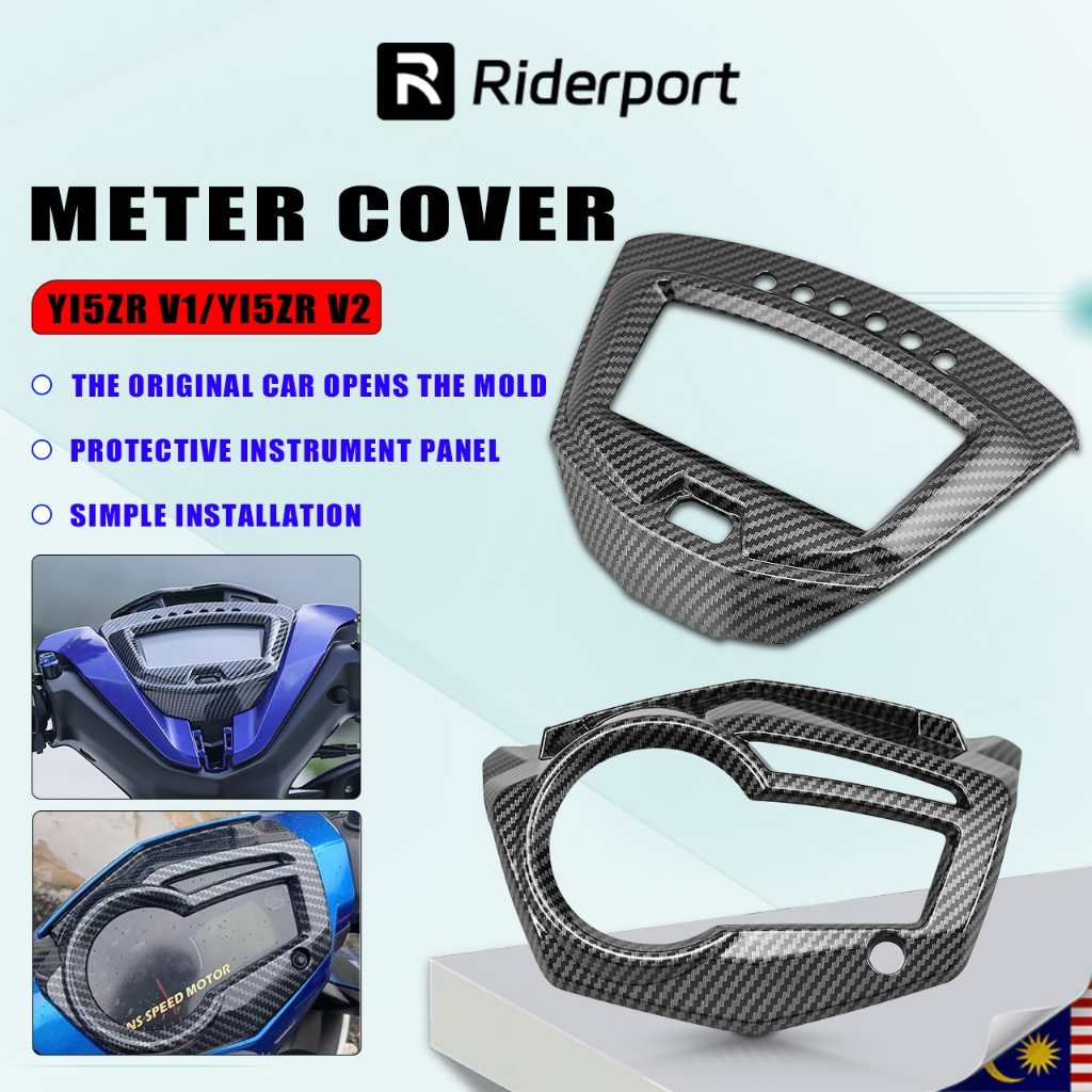 Y15ZR V1 V2 Meter Cover Frame Carbon Y15 V2 Meter Black Cover Set ...