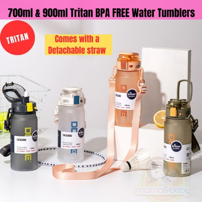 🇲🇾🔥[READY STOCK]🔥ORIGINAL Dodge 700ml/900ml Leakproof TRITAN BPA Free Water Bottle w Crossbody ...