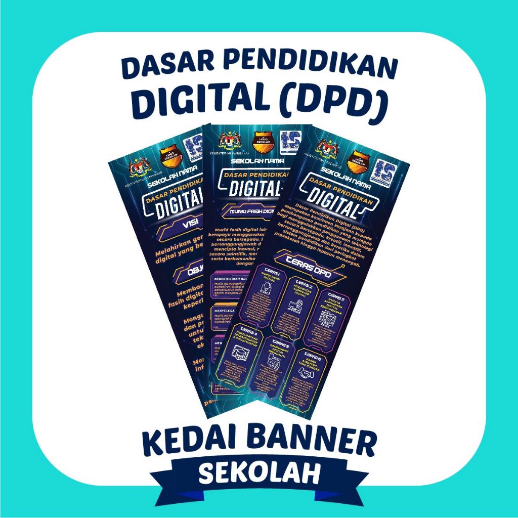 Bunting Dasar Pendidikan Digital (PDP) | Program Pembelajaran Sekolah ...
