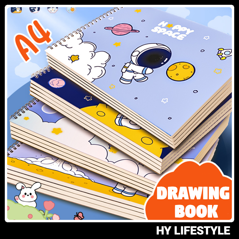 [HY] A4 Size 50 Pages Sketch Book Drawing Book Painting Book Art ...