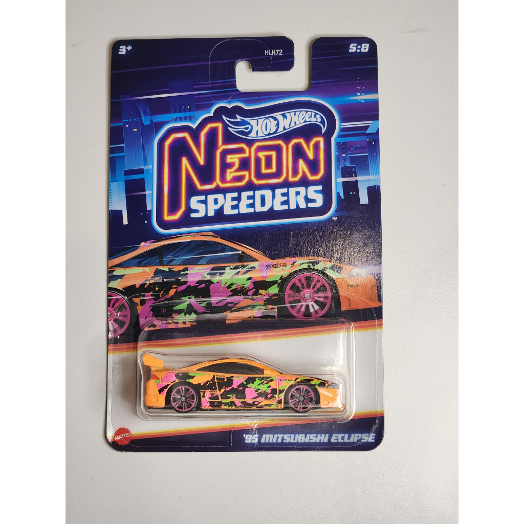 Hotwheels 95 Mitsubishi Eclipse Neon Speeders | Shopee Malaysia