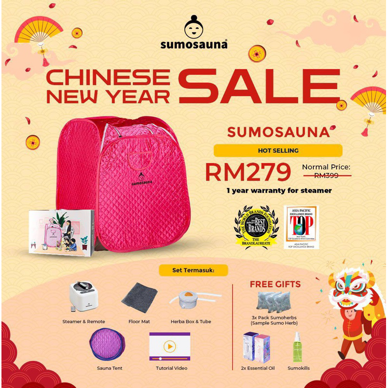 SET SUMOSAUNA (1 YEAR WARRANTY + FREE GIFT) | Shopee Malaysia