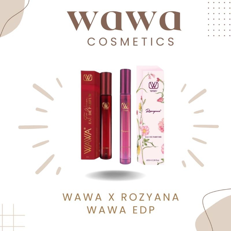 wawa x rozyana aeril zafril wawa edp wawa cosmetics | Shopee Malaysia