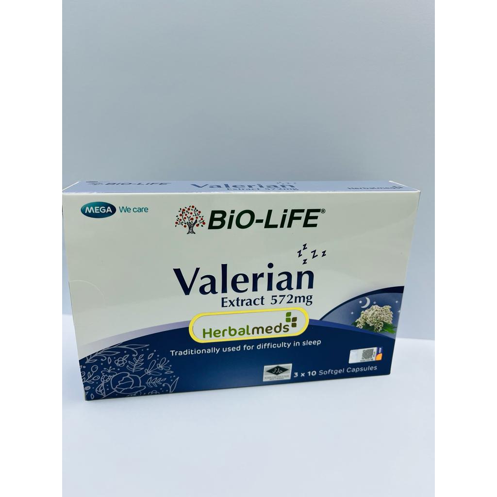 BIO-LIFE VALERIAN EXTRACT 572MG 30'S | Shopee Malaysia