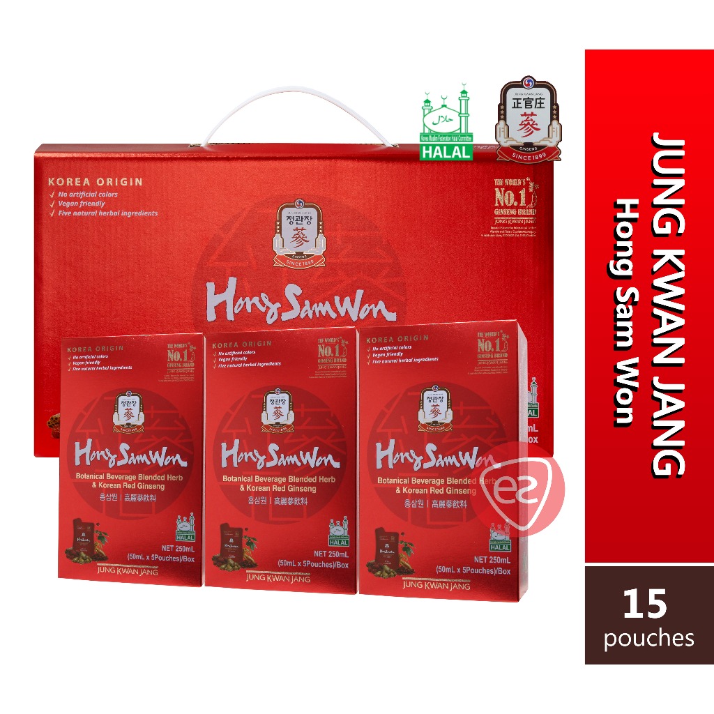 Jung Kwan Jang Hong Sam Won Botanical Beverage Blended Herb & Korean ...