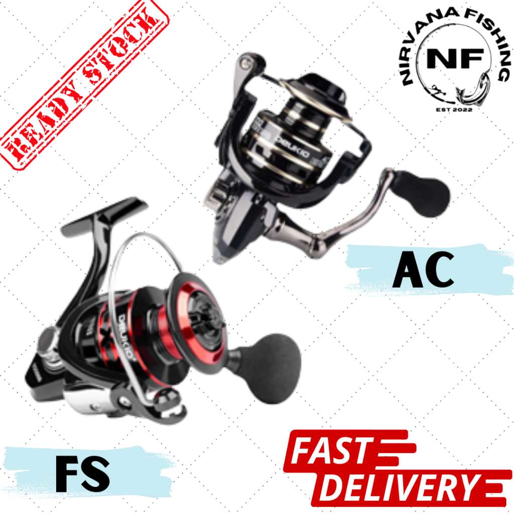 DEUKIO AC/FS SERIES SPINNING REEL REEL NFT DEUKIO AC FS | Shopee Malaysia