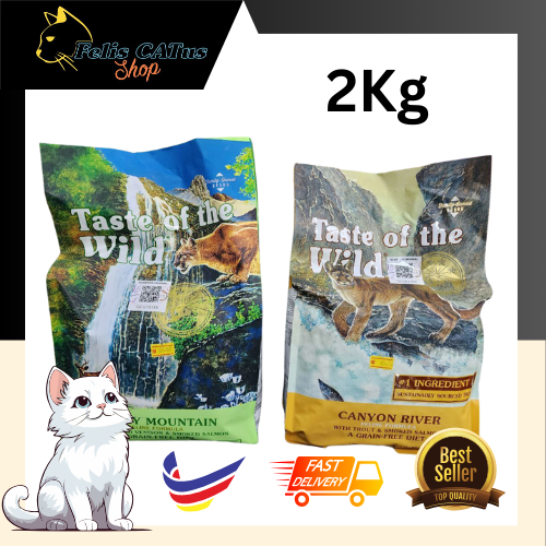 TOTW REPACK 1kg / Ori pack 2kg Cat Food makanan kucing TOTW TASTE OF ...