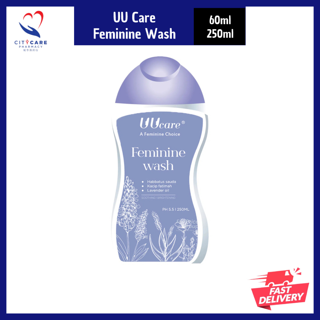 [EXP 04/27] UUCARE ANTIBACTERIAL FEMININE WASH pH 5.5 (60ml || 250ml ...