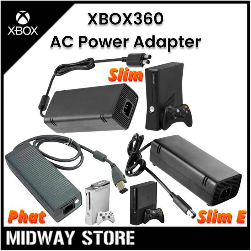 XBOX360 Slim ORIGINAL AC Power Adapter 🕹 | Shopee Malaysia
