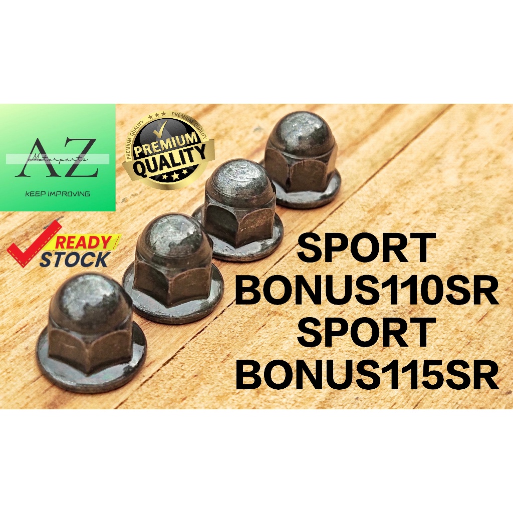 SYM SPORT BONUS110 SR / SPORT BONUS115 SR NUT HEAD BLOCK ( 4 BIJI ...