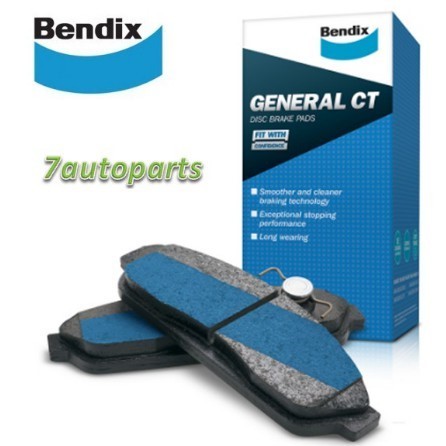 Bendix General CT Disc Brake Pad Front (DB1843) / Rear (DB2450) - Honda ...