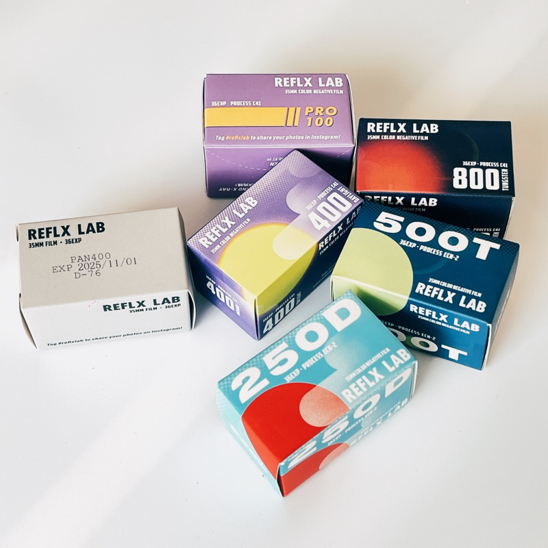 [LOMOCREWZ] Reflx Lab 35mm Films 800T 250D 500T PAN400 Motion Color ...