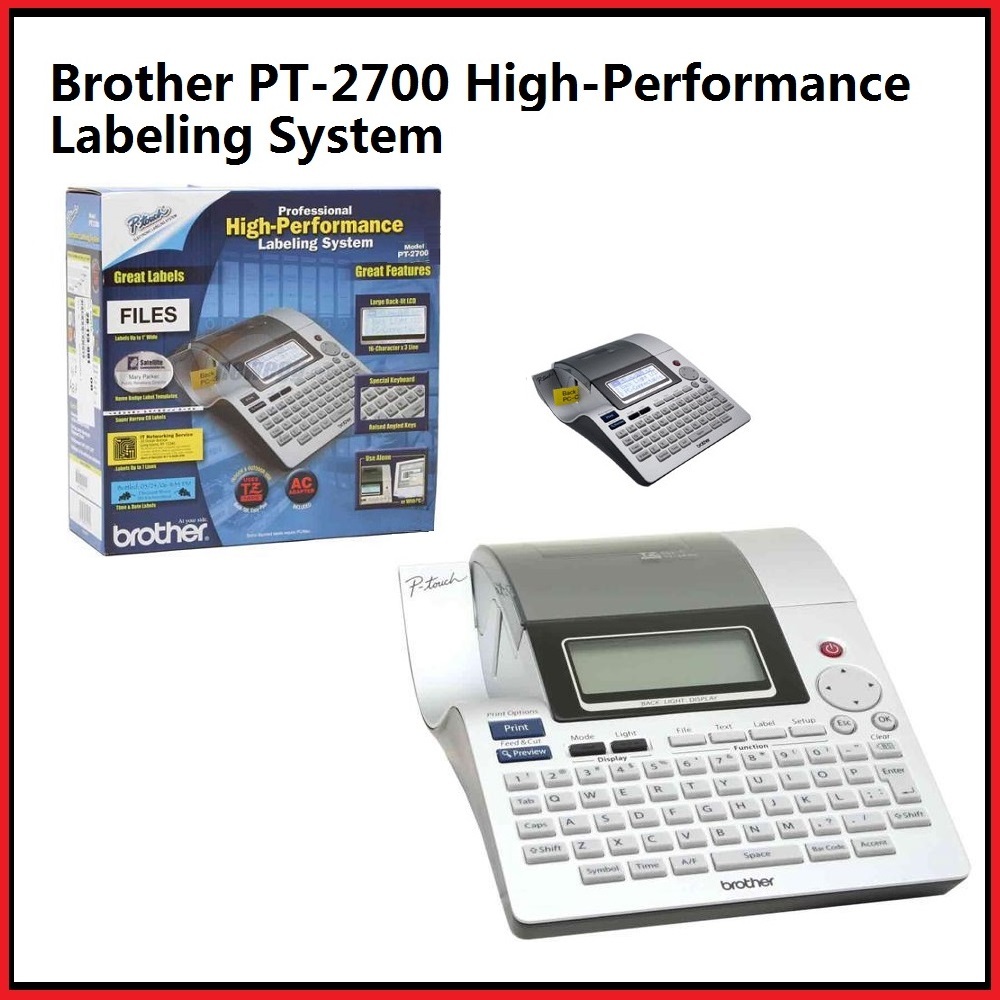 brother PT-2700 Thermal Transfer High-Performance Labeling System ...