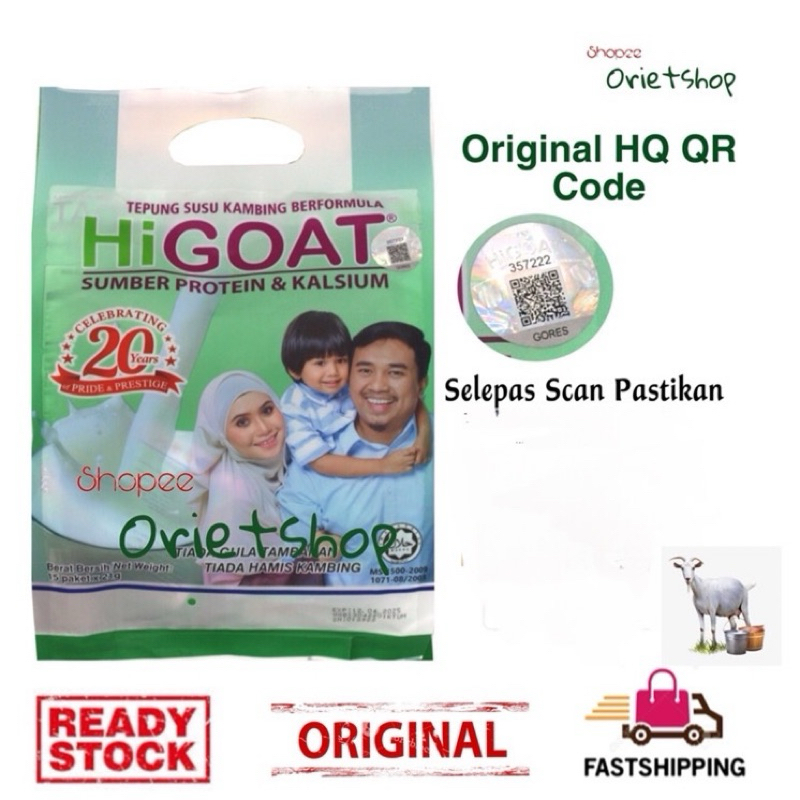 💯 ORIGINAL HI GOAT SUSU KAMBING 15 sachet x 21g | Shopee Malaysia